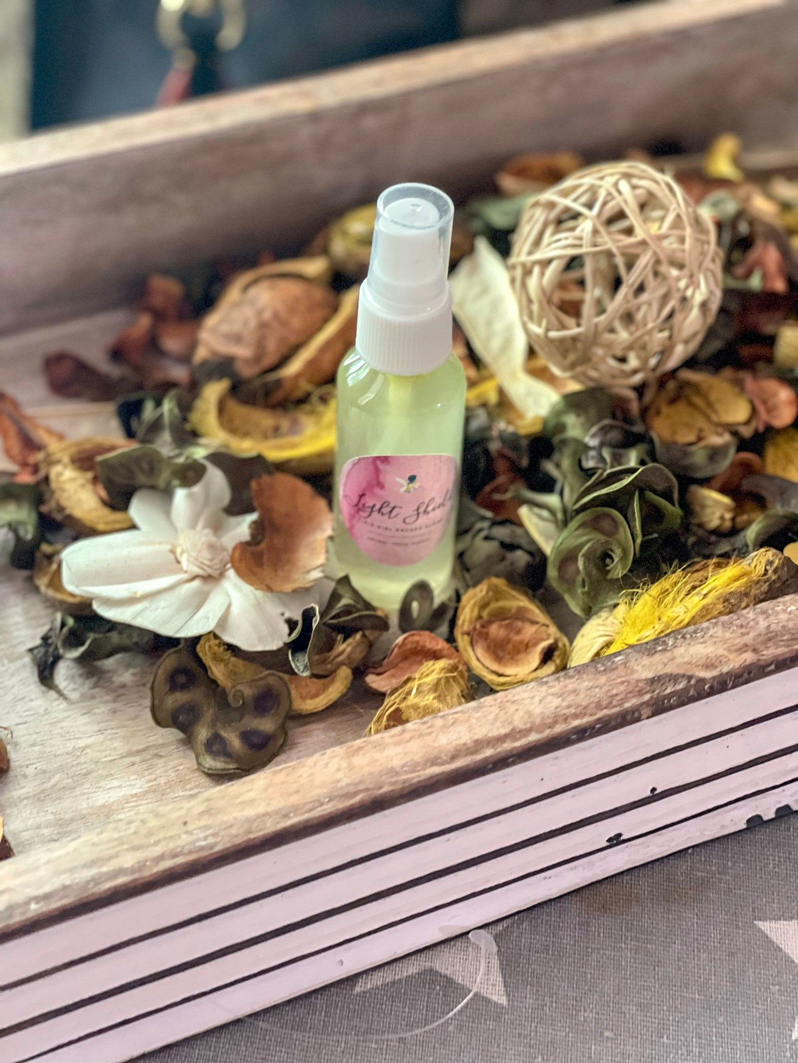 Light Shield Positive Energy Room Spray Crystal Charged Essential Oil ...