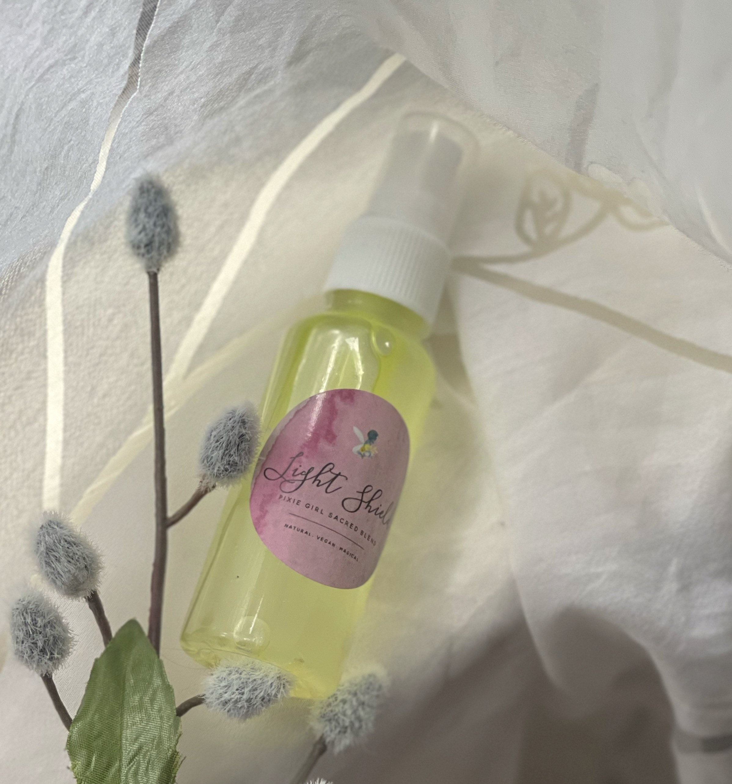 Light Shield Positive Energy Room Spray Crystal Charged Essential Oil ...