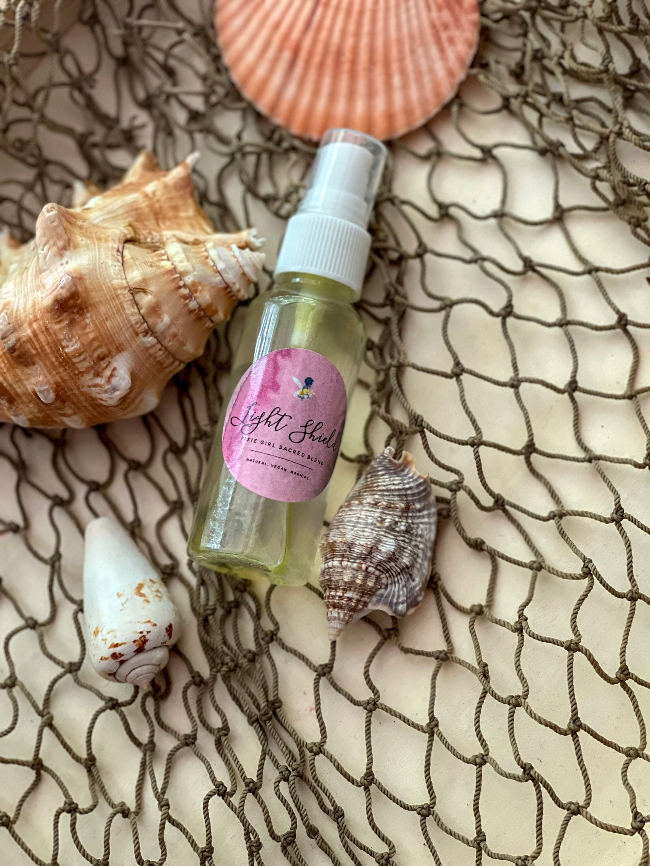 Light Shield Positive Energy Room Spray Crystal Charged Essential Oil ...