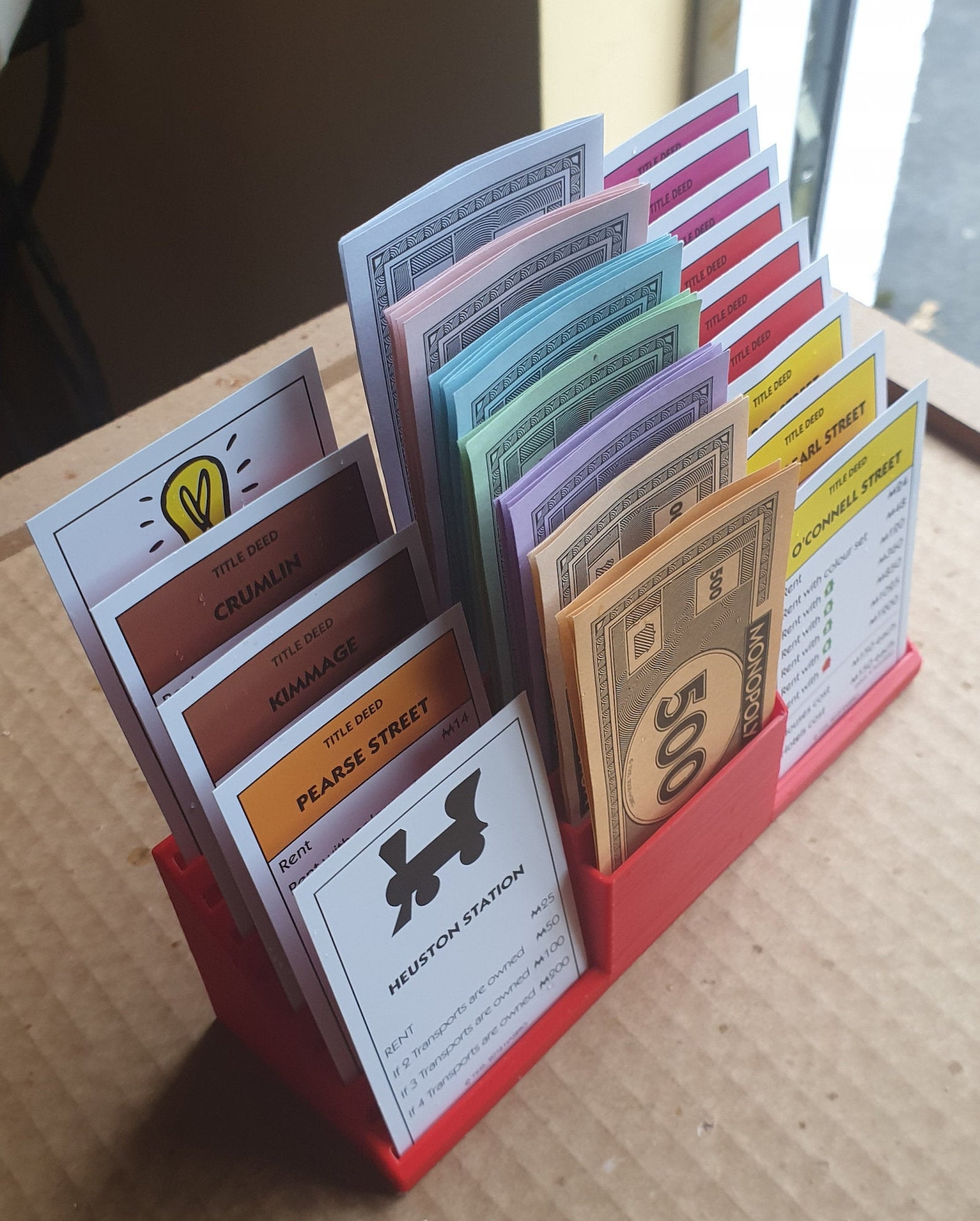 3D Monopoly Organizer STL File, Money and Property Holder (digital ...