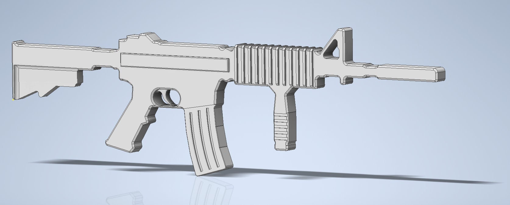 M4A1 Aassault Riffle Gun Assault Riffle 3D Model Machine - Etsy