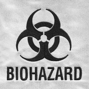 Biohazard Sign - Machine Embroidery Design - Digital Download - 5x7 ...