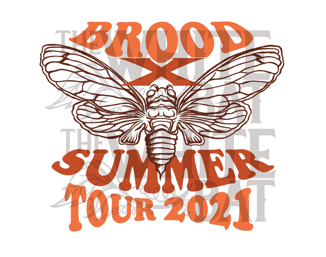 Brood X Summer Tour 2021 (multi-color) - SVG File - Digital Download ...
