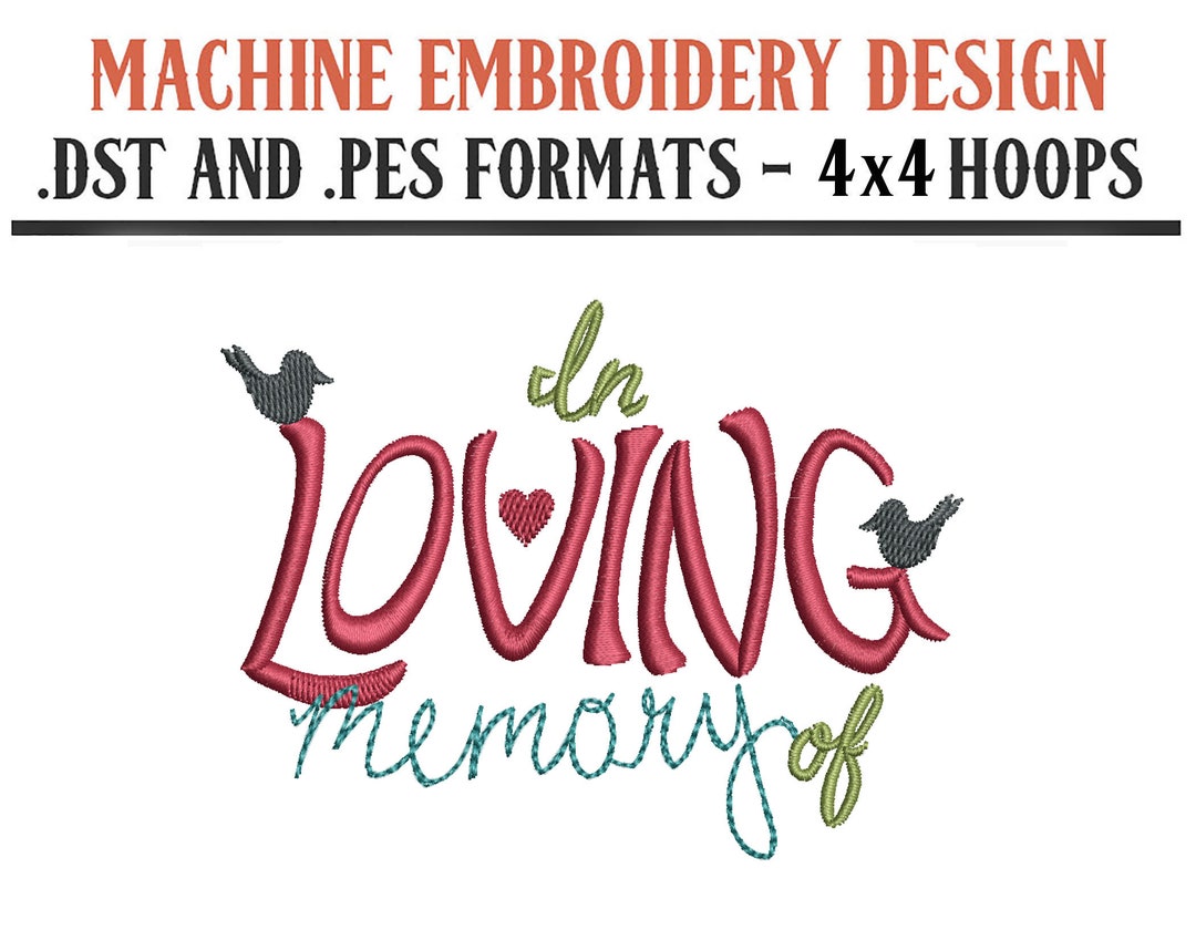 In Loving Memory of Quilt Label - Memory Gift Label - Machine ...