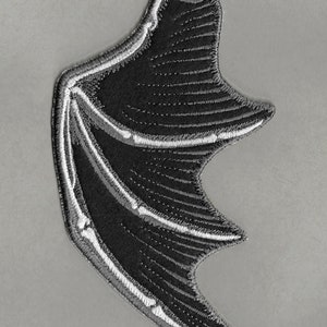 Stitched-to-the-edge in the Hoop Bat Wing With Skeleton - Machine ...