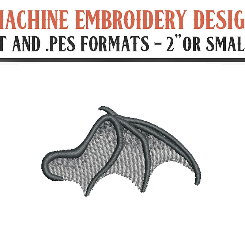 Bat Embroidery - Etsy