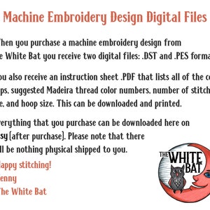 Happy Vampire Bat (one Color) - Machine Embroidery Design - Digital ...