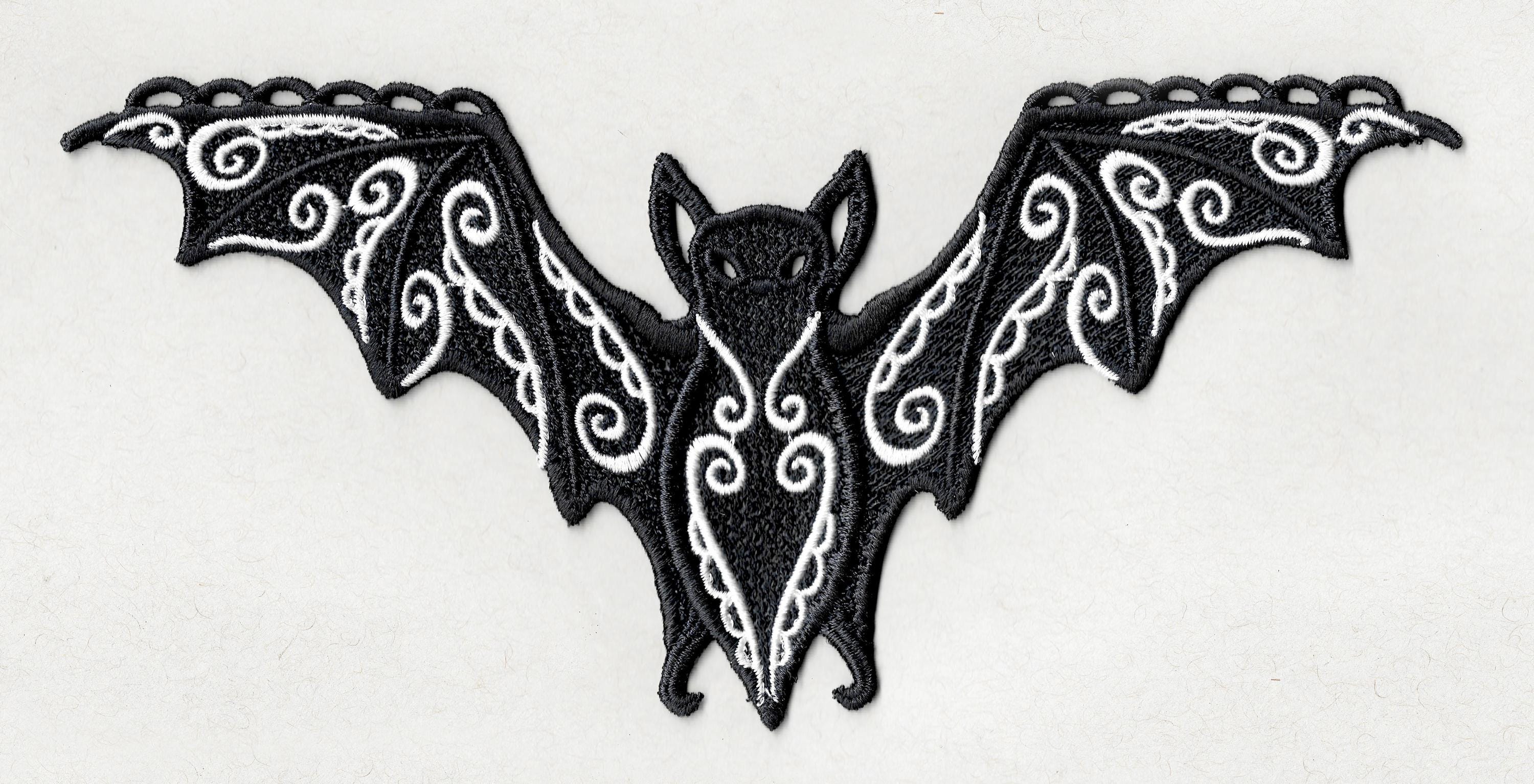 Freestanding Lace Hanging Bat - Machine Embroidery Design - Digital ...