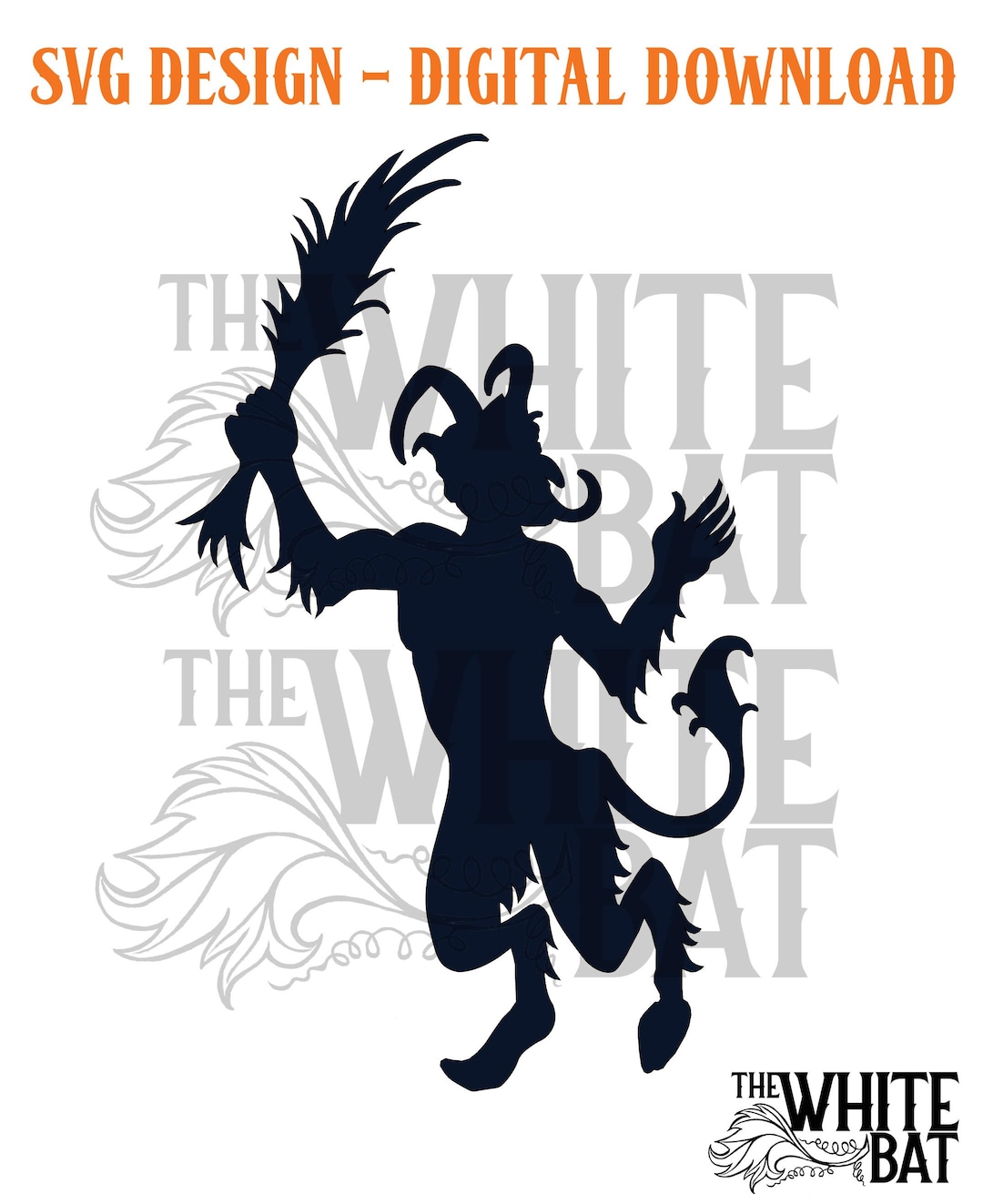 Krampus Silhouette - SVG File - Digital Download (for All Cutting ...