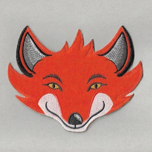 Stitched-to-the-edge in the Hoop Fox - Machine Embroidery Design ...