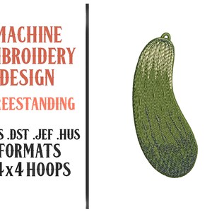 Freestanding Pickle - Machine Embroidery Design - Digital Download ...