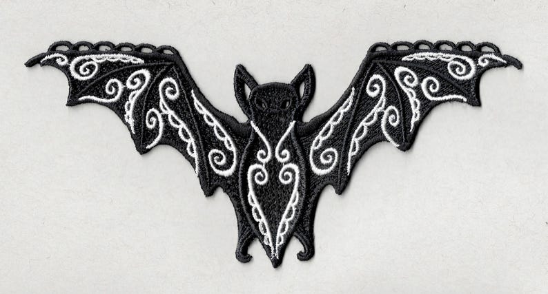 Freestanding Lace Hanging Bat - Machine Embroidery Design - Digital ...