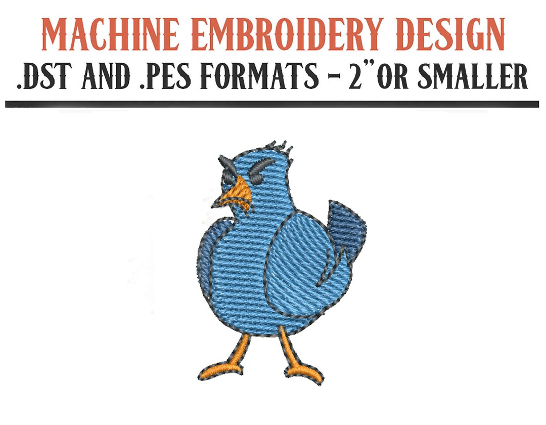 Itsy Bitsy Bird With Attitude - Machine Embroidery Design - Digital ...