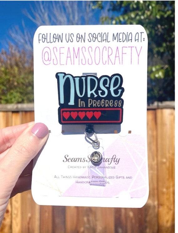 Health Care Badge Reels Work Badges Custom Badge Reel - Etsy