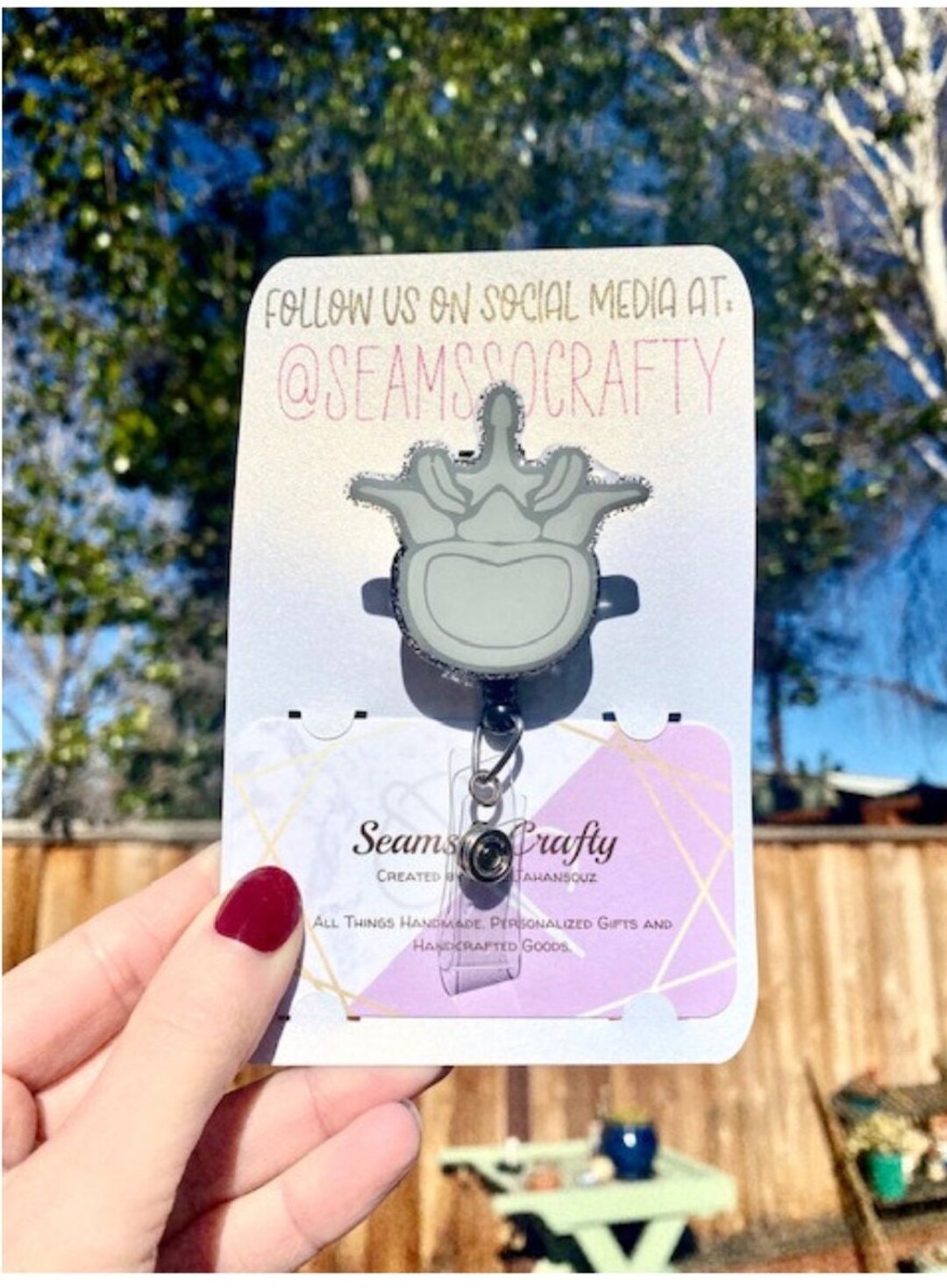 Anatomy Badge Reels | Work Badges | Custom Badge Reel | Spine Badge ...