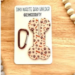 Dog Waste Bag Holder Dog Poop Keychain Dog Poop Holder Keychain ...