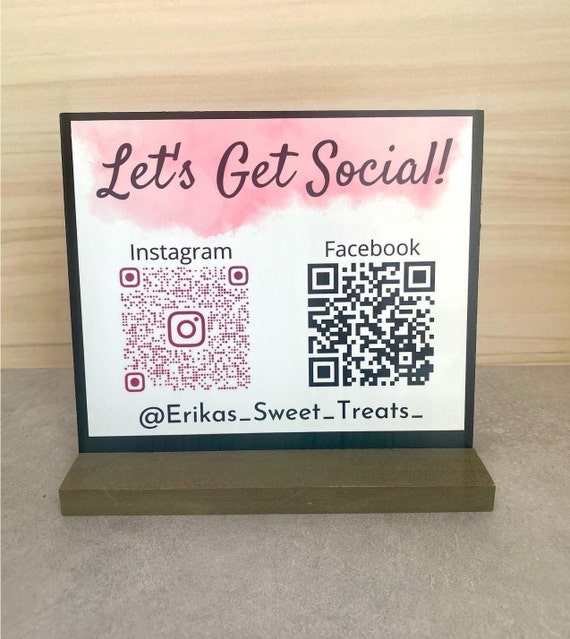 QR Code Signs Personalized QR Code Sign Scan to Pay Sign - Etsy