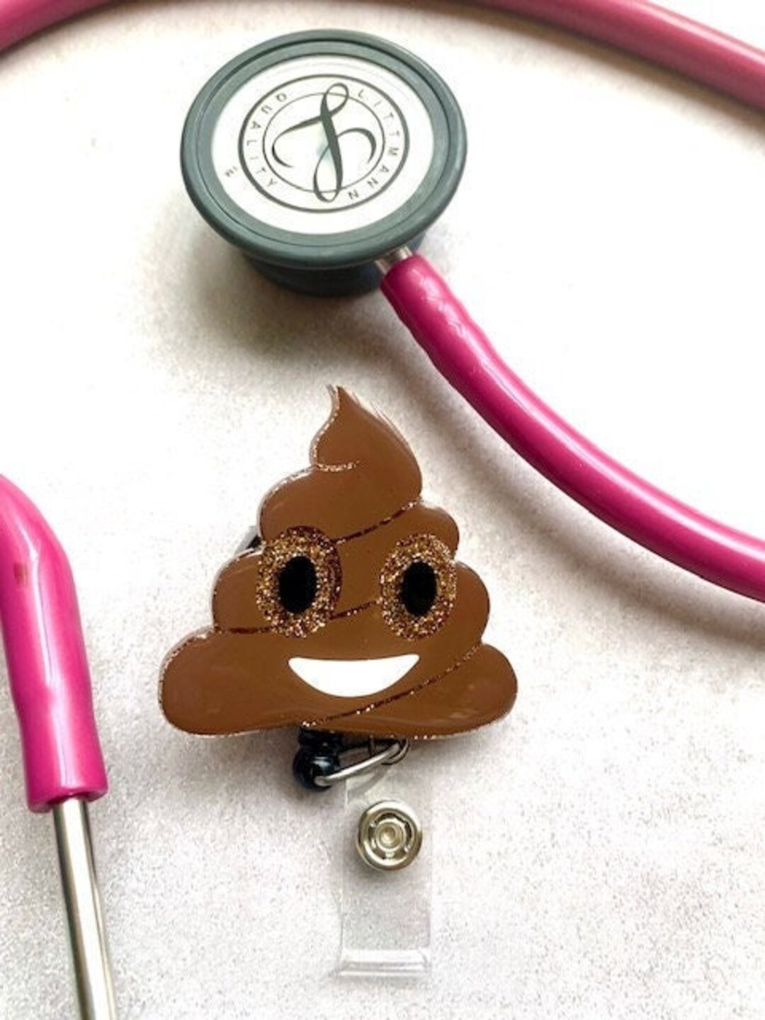 Anatomy Badge Reels Work Badges Custom Badge Reel Poop - Etsy