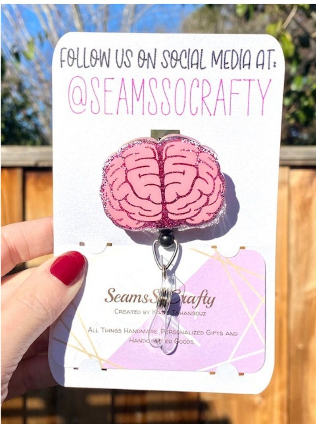 Anatomy Badge Reels | Work Badges | Custom Badge Reel | Brain Badge ...
