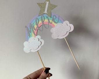 Rainbow High Cake Topper | Etsy