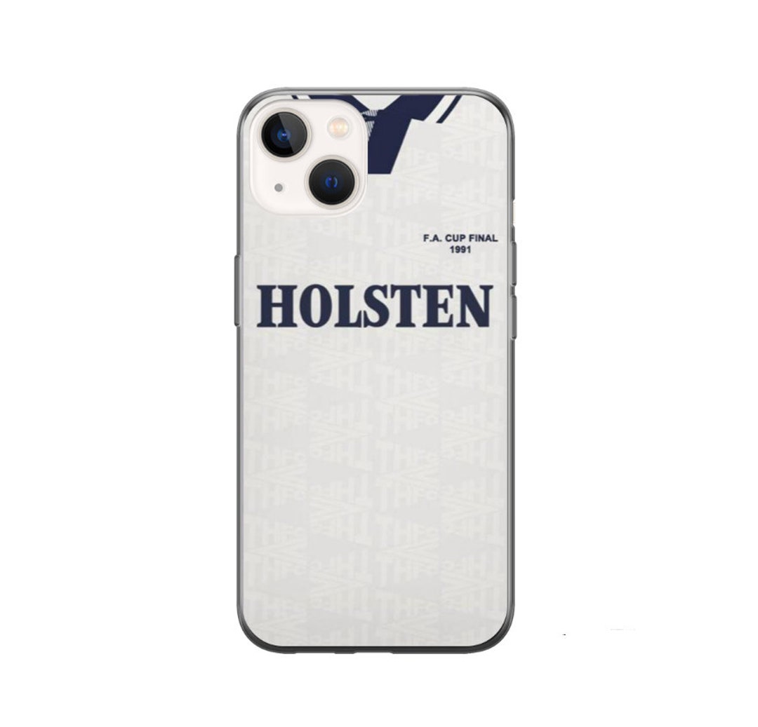 Tott Retro Football Shirt Premium Protective Hard Rubber Silicone Phone ...