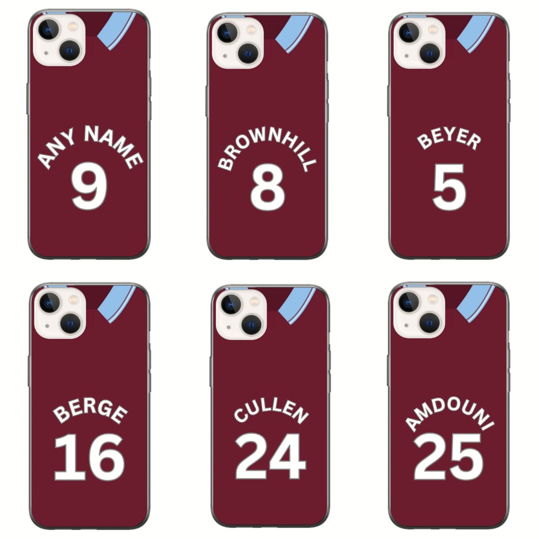 Burnley 2023/24 Football Shirt Premium Protective Hard Rubber Silicone ...