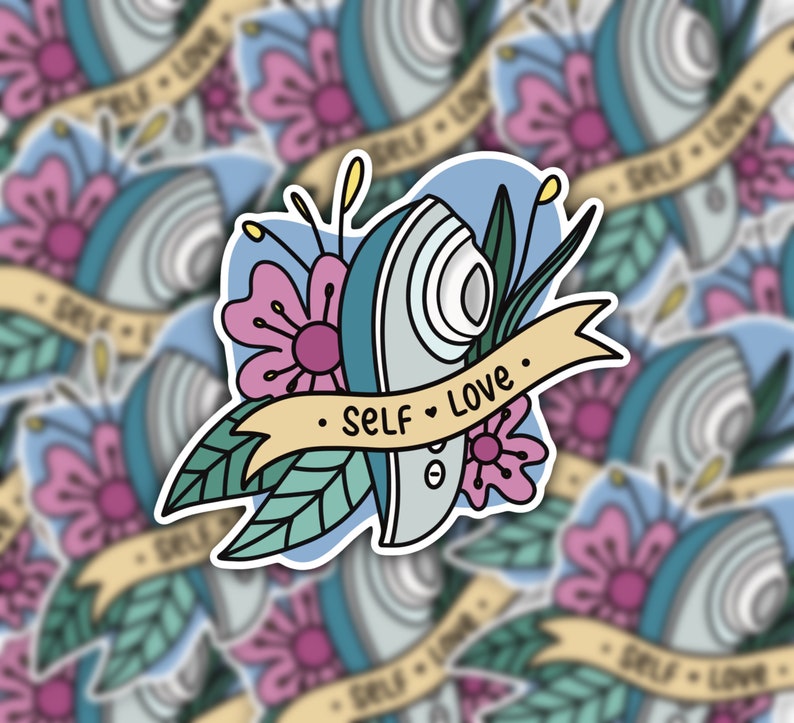 Self Love Vinyl Sticker Sex Toy Sticker Laptop Stickers - Etsy