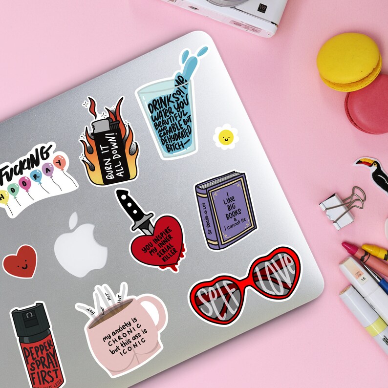 You Inspire My Inner Serial Killer Vinyl Sticker - Laptop Stickers ...