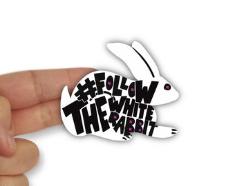 White Rabbit Alice - Etsy