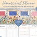 PRINTABLE Homeschool Planner | Undated | Floral Design | PDF | Digital ...