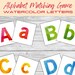 PRINTABLE ABC Alphabet Watercolor Letters Matching Memory Game | Kids ...