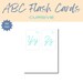 PRINTABLE ABC Alphabet Cursive Flash Cards Kids A-Z Homeschool PDF ...