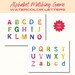 PRINTABLE ABC Alphabet Watercolor Letters Matching Memory Game | Kids ...