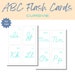 PRINTABLE ABC Alphabet Cursive Flash Cards Kids A-Z Homeschool PDF ...