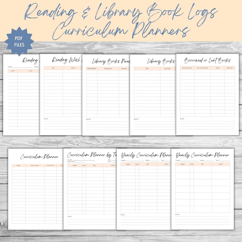 PRINTABLE Homeschool Planner | Undated | Floral Design | PDF | Digital ...