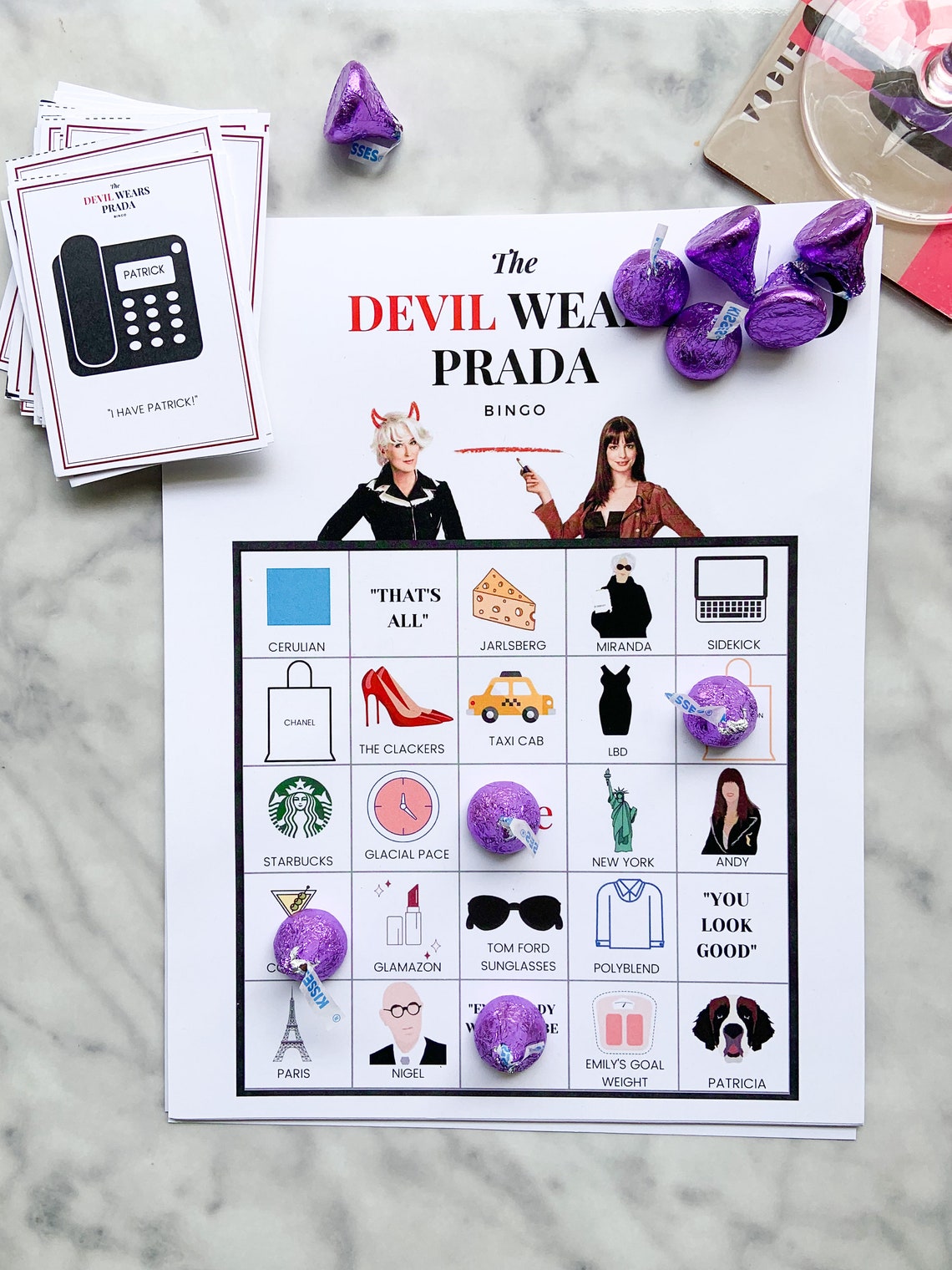 Devil Wears Prada Bingo Set Printable Game - Etsy