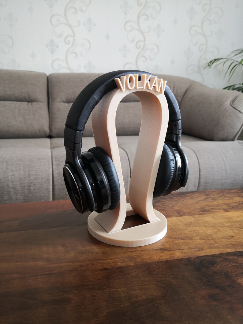 Personalized headphone standPersonalize gift Custom | Etsy