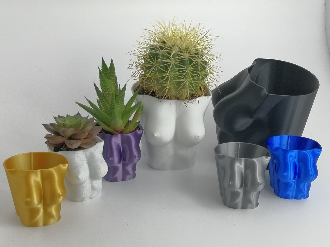 Woman Boob Planter / Boobs Plant Pot / Boobies Pot / Nude - Etsy