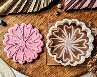 Flower Cookie Cutter Stamp | Etsy