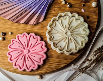 Flower Cookie Cutter Stamp | Etsy