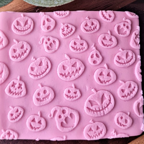 Happy Halloween Cookie Embosser Stamp - Etsy