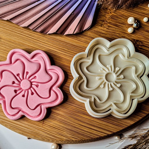 Bouquet of Flowers Cookie Cutter and Stamp Happy Mother's | Etsy