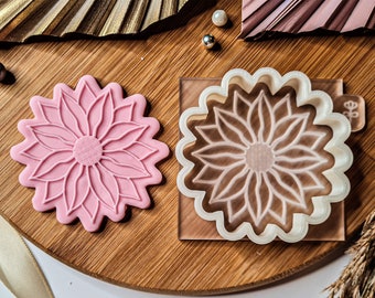 Flower Cookie Cutter Stamp | Etsy