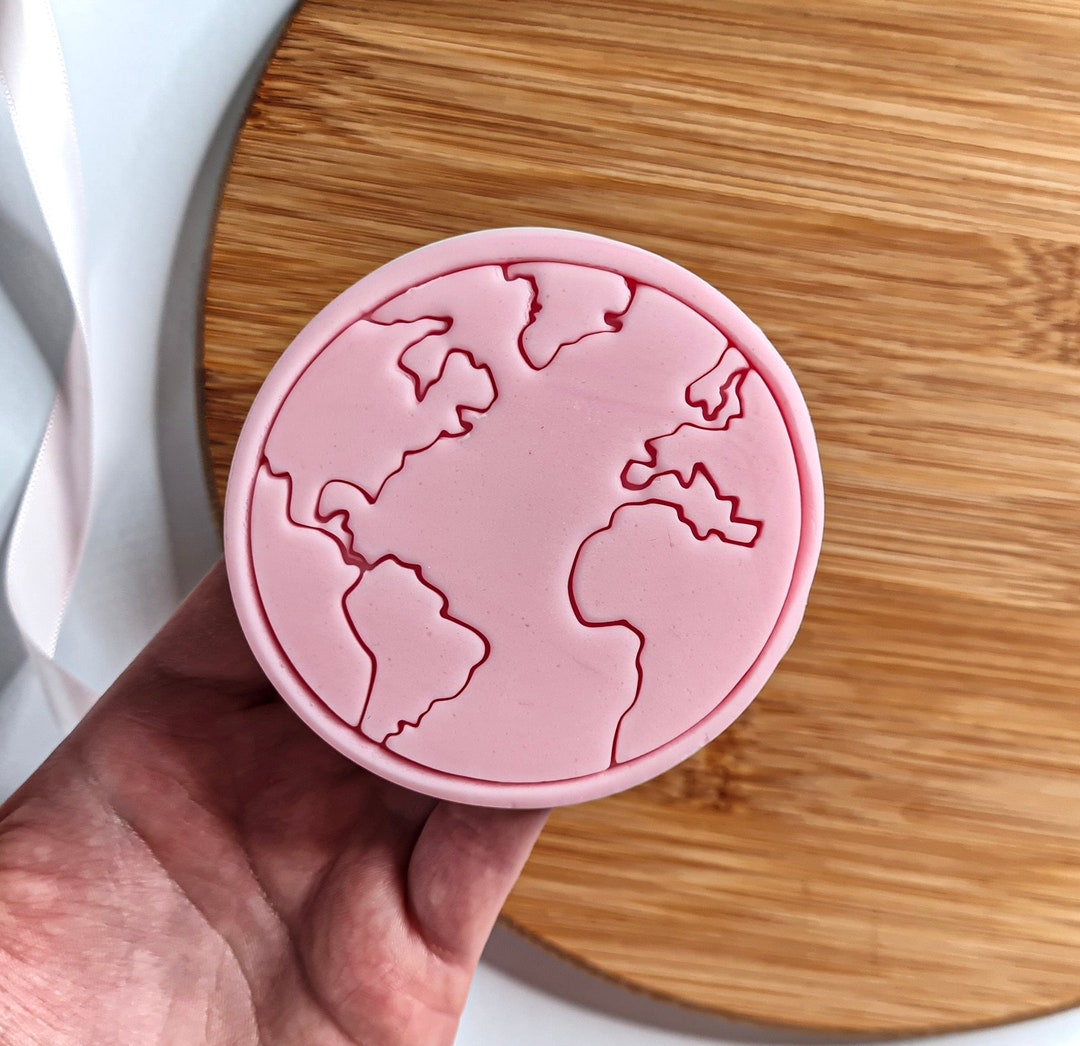 Planet Earth Cookie Cutter + Stamp - Etsy