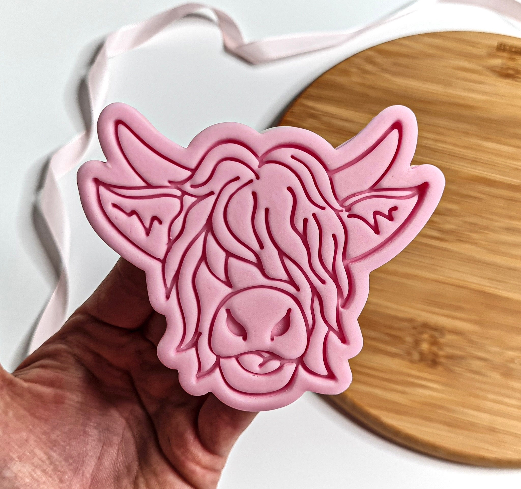 Highland Cow Cookie Cutter Stamp - Etsy