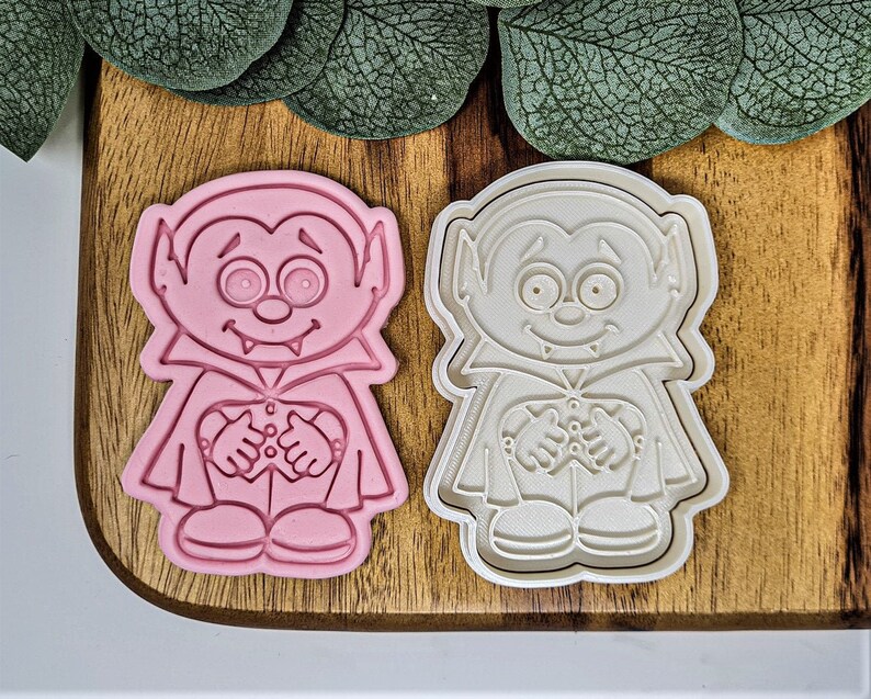 Vampire Cookie Cutter Stamp - Etsy