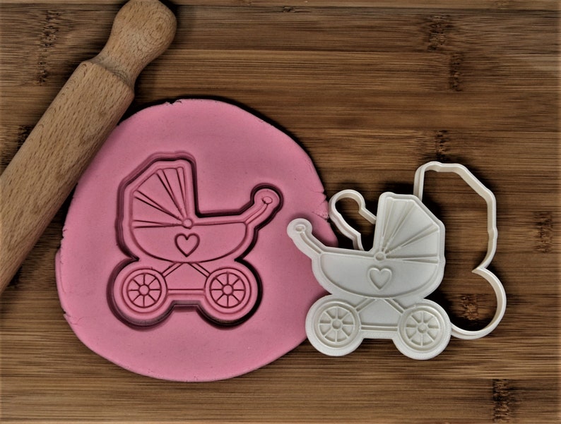 Baby Pram Cookie Cutter Stamp - Etsy