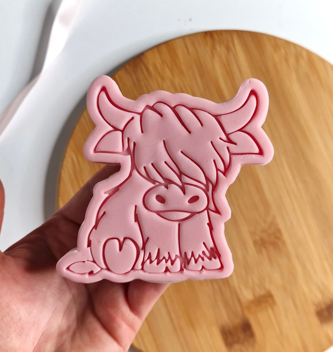 Highland Cow Cookie Cutter + Stamp - Etsy