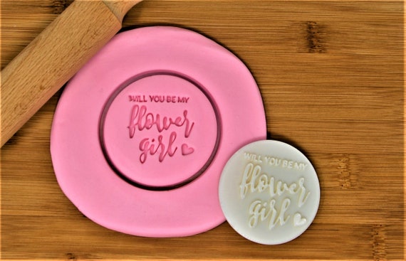 Will You Be My Flower Girl Stamp/embosser | Etsy