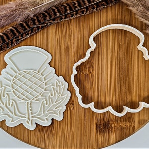 Thistle Cookie Cutter + Stamp - Etsy